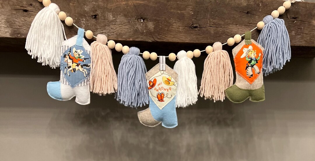 Cowboy Boot Garland - Etsy