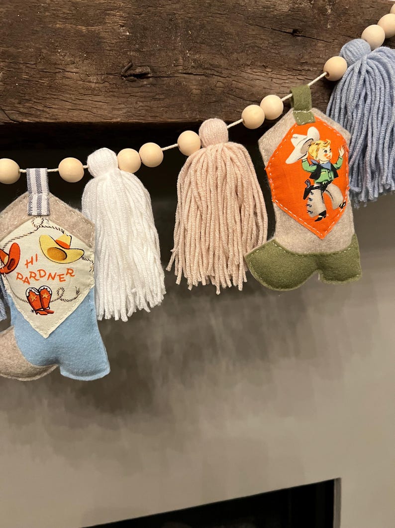 Cowboy Boot Garland - Etsy