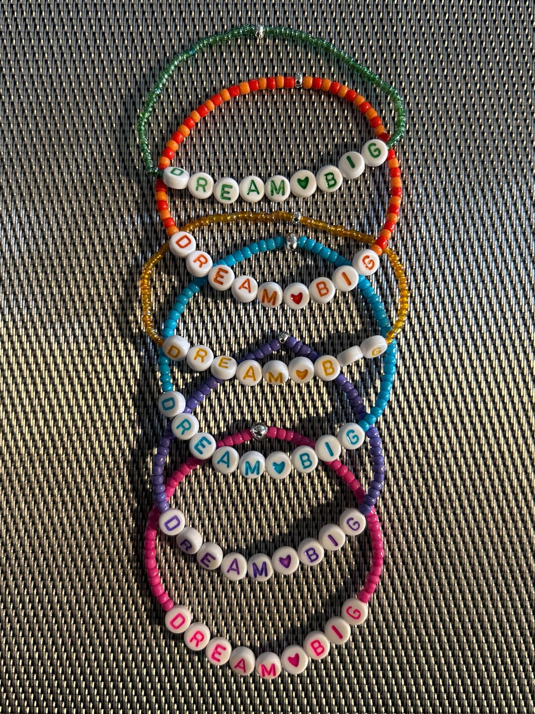 Dream Big Stretchy Sead Bead Bracelet - Etsy