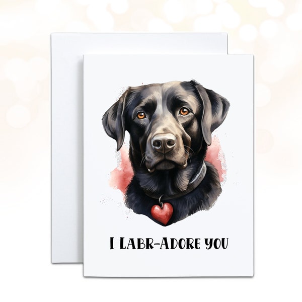 Black Lab Valentine - Etsy