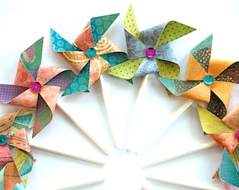 Paper Pinwheels - Etsy
