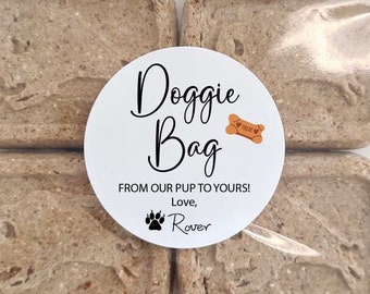 40 Doggie Bag Wedding Stickers and Bags - Etsy