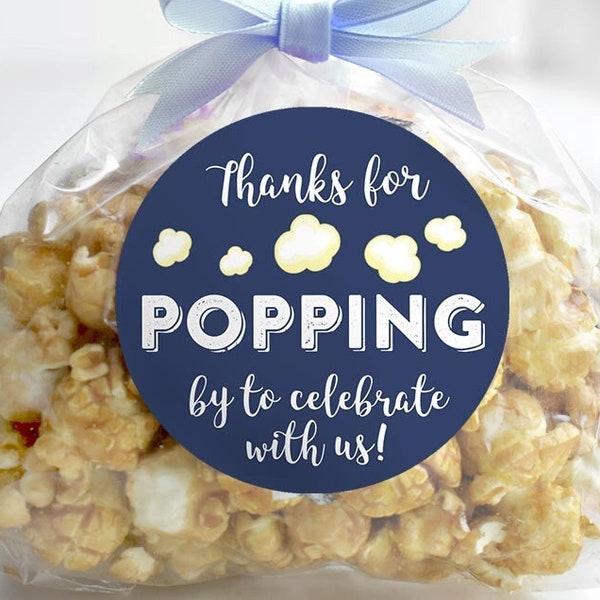 Thanks for Popping by Stickers - Etsy