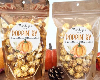 Pumpkin Wedding Popcorn Favors Fall Thank You for Poppin' by Favors 3 ...