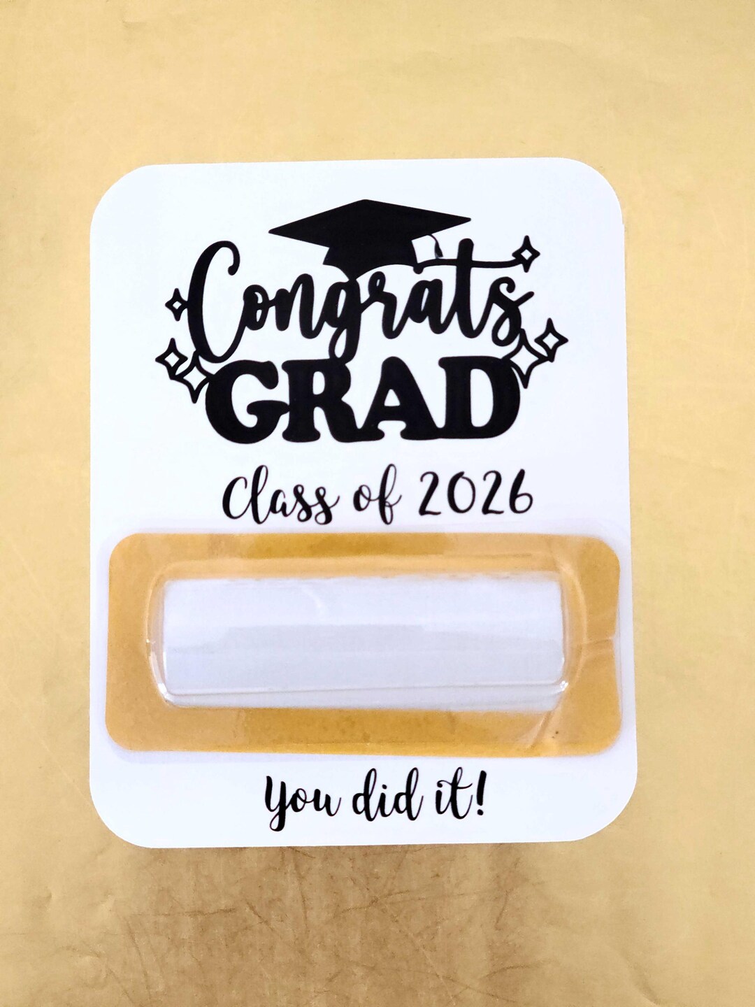 Graduation Gift Card Money Holder Congrats Grad You Did It High School ...