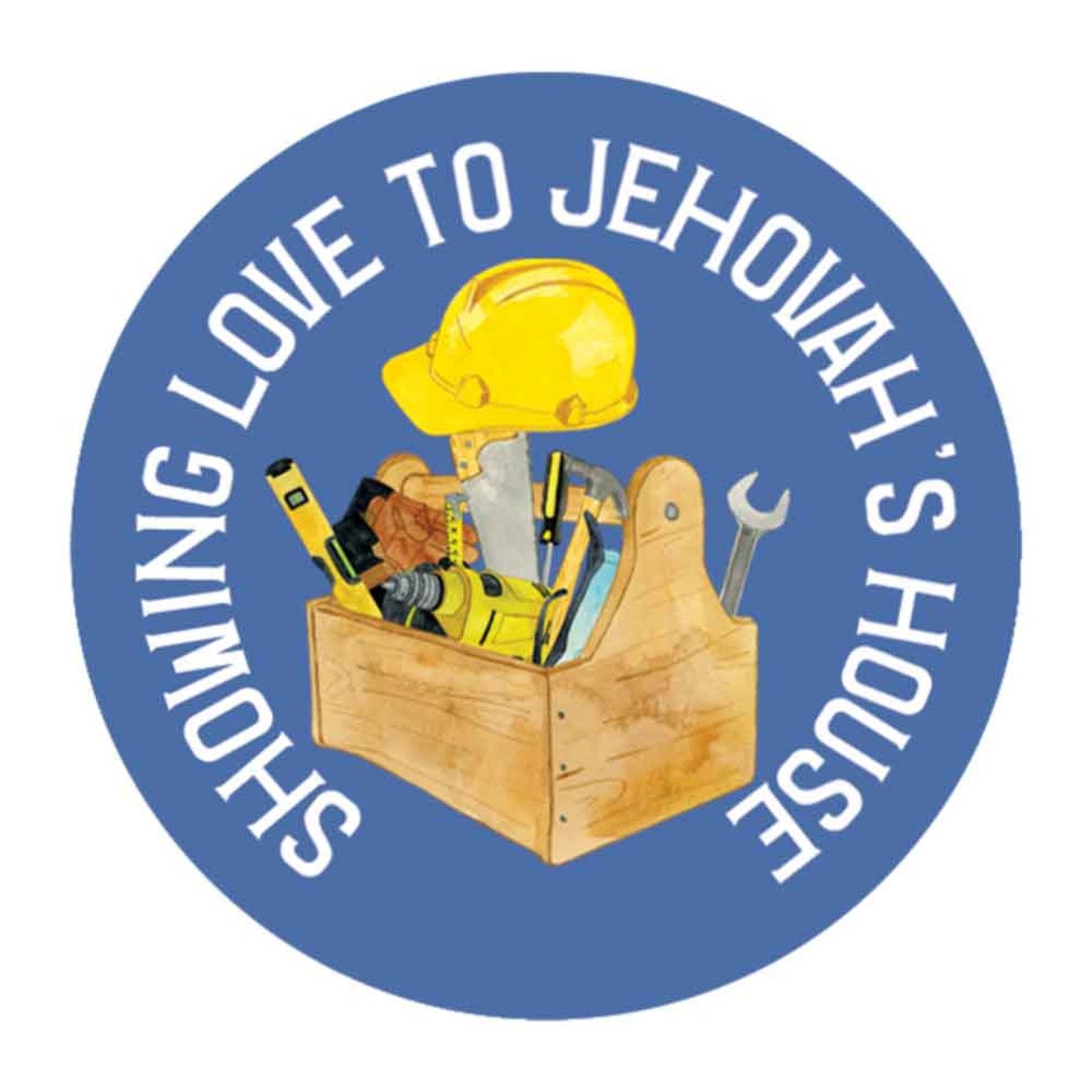 PRINTED 1.9 Inch Stickers Jw LDC Gift Labels Showing Love to Jehovah's ...