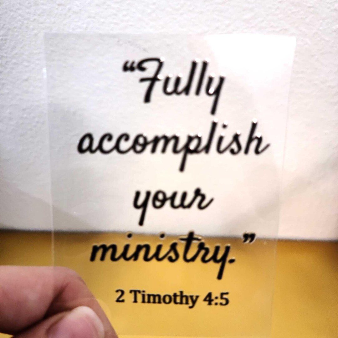 Sticker Pioneer School 2025 Fully Accomplish Your Ministry JW Brother ...