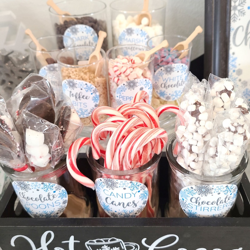 Hot Chocolate Bar Labels - Etsy