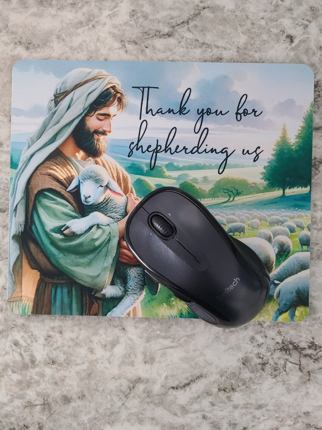 Mousepad Elder School Gift Thank You for Shepherding Us Shepherd With ...
