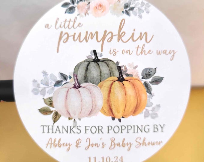 Pumpkin Wedding Popcorn Favors Fall Thank You for Poppin' by Favors 3 ...