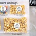 Spanish Safari Animals Stickers and Clear Bags Thank You Gracias ...