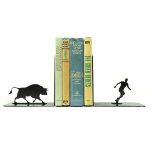 Bull Attack Bookends - Etsy