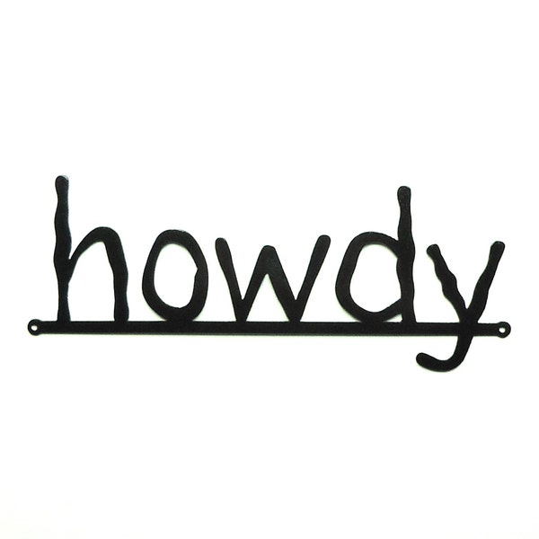 Howdy Sign - Etsy
