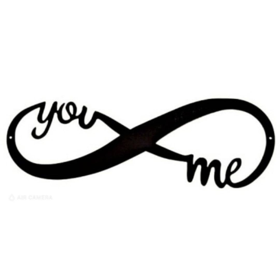 Infinity Loop You & Me Wall Art - Etsy