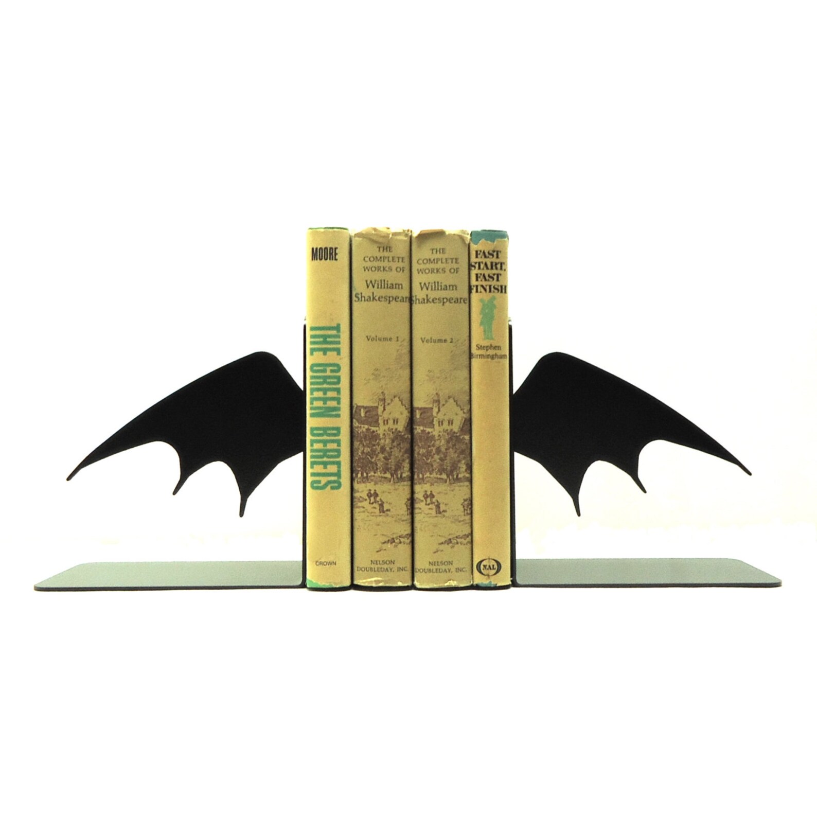 Bat Wing Bookends - Etsy