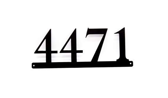 Address Sign 4471 House Number | Etsy