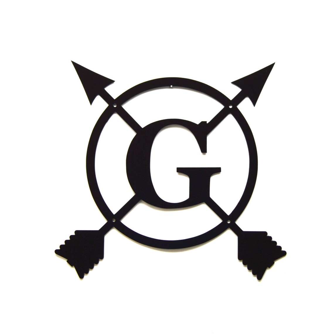 Crossed Arrows Personalized Metal Wall Art Free USA Shipping - Etsy