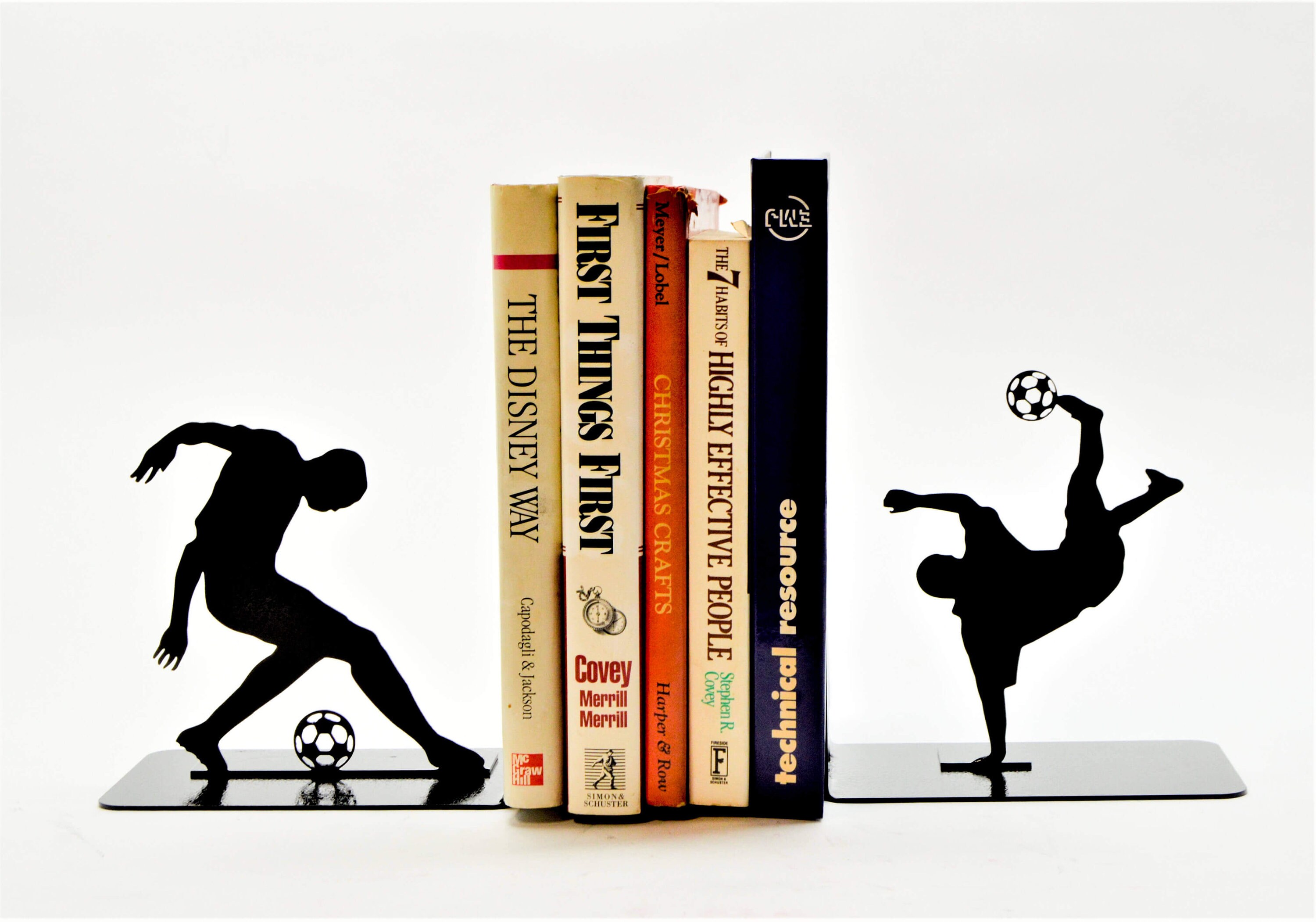 Soccer Player Bookends-male Soccer Player-female Soccer Player - Etsy