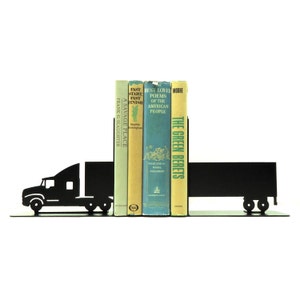 Semi Tractor Trailer Bookends | Etsy