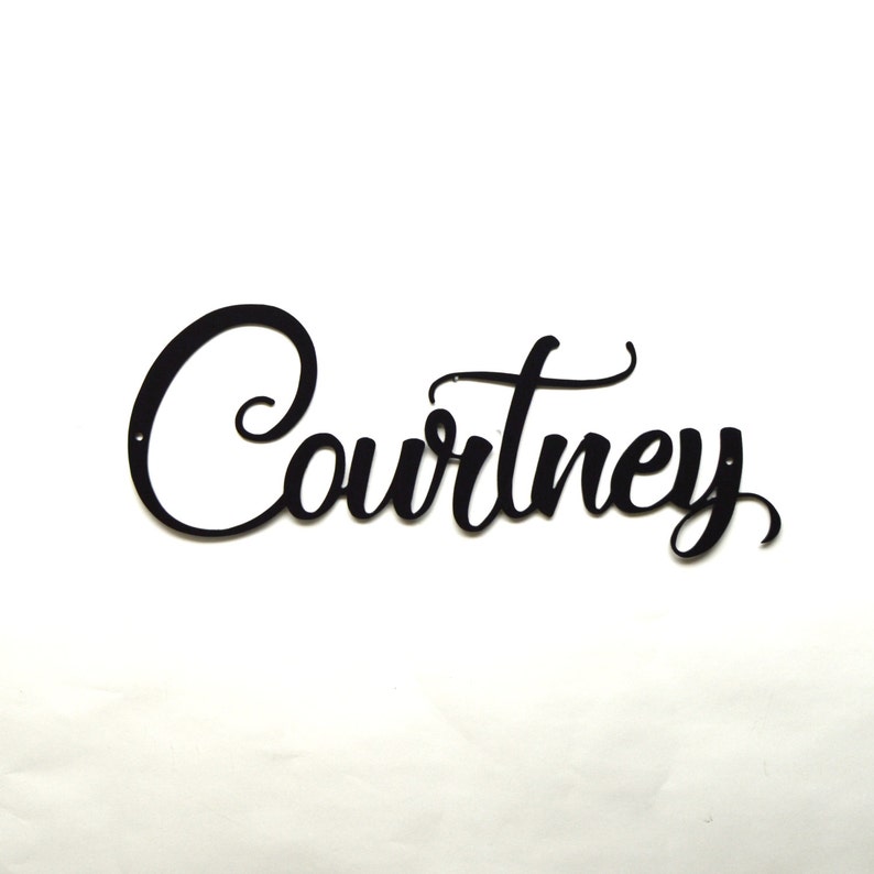 Personalized Script Name Wall Art - Etsy