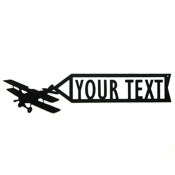 Airplane Banner - Etsy