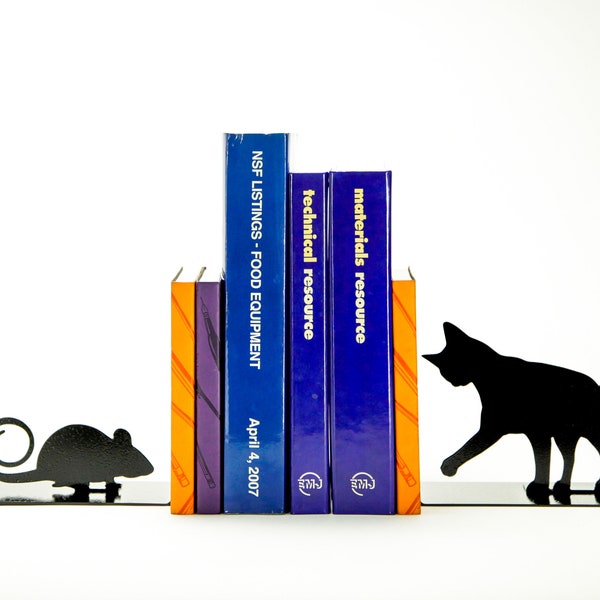 Cat Bookends - Etsy
