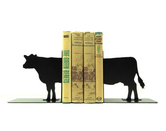 Cow Bookends - Etsy
