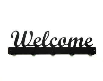 Welcome Coat Rack - Etsy