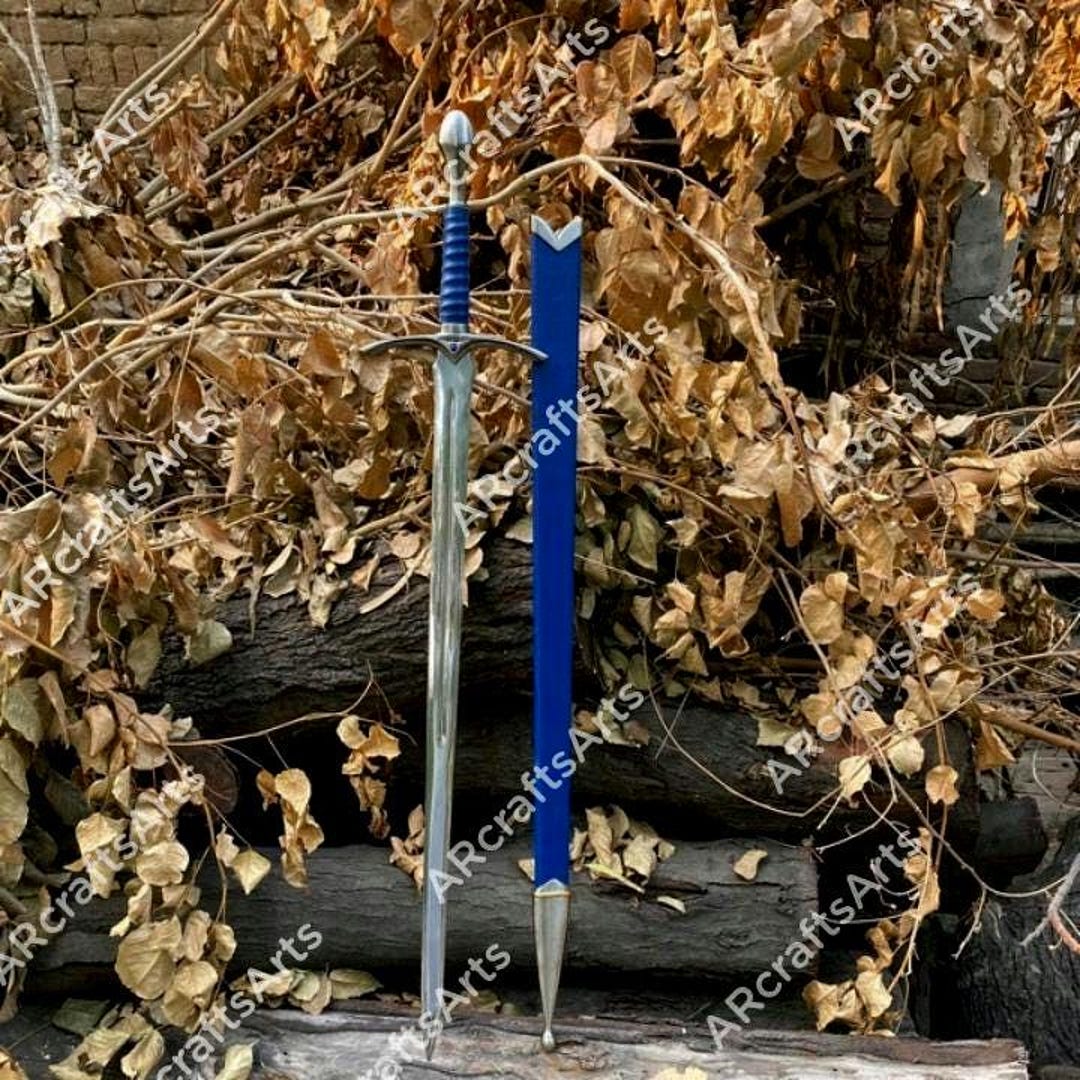 Glamdring Sword of Gandalf, Cosplay Replica Swords Scabbard Lord of the ...