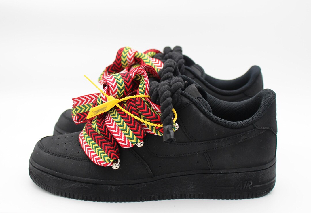 Curbed Rope Laces Custom Nike Airforce 1 - Etsy