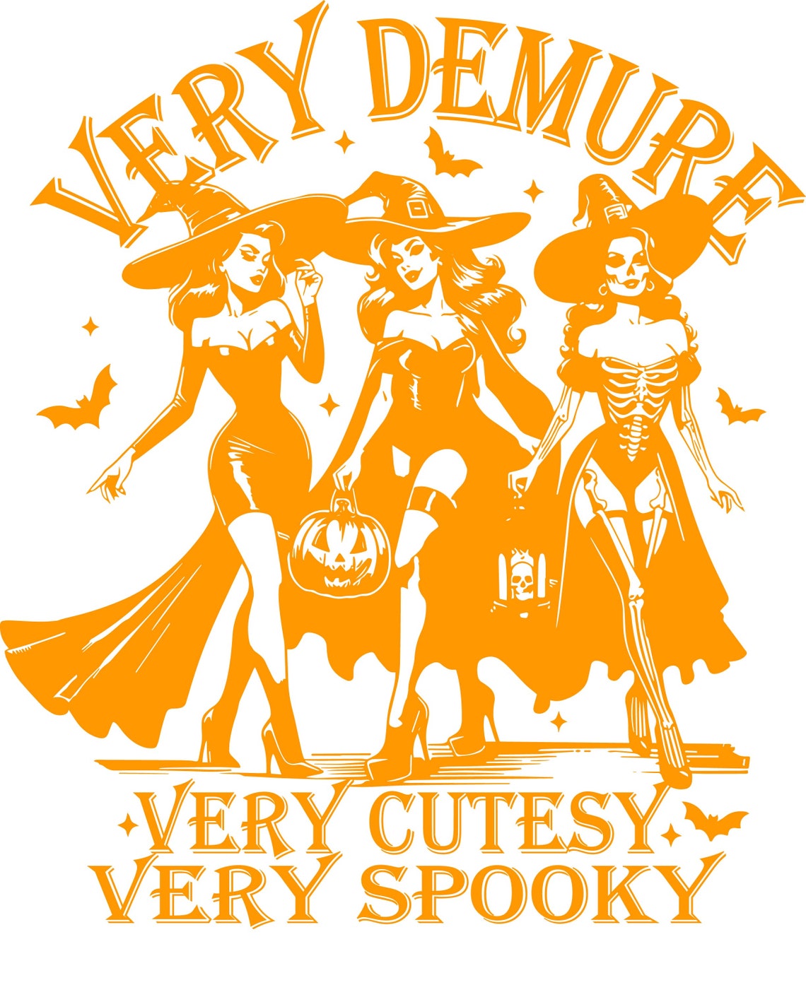 Very Demure Halloween Heat Transfer - Etsy