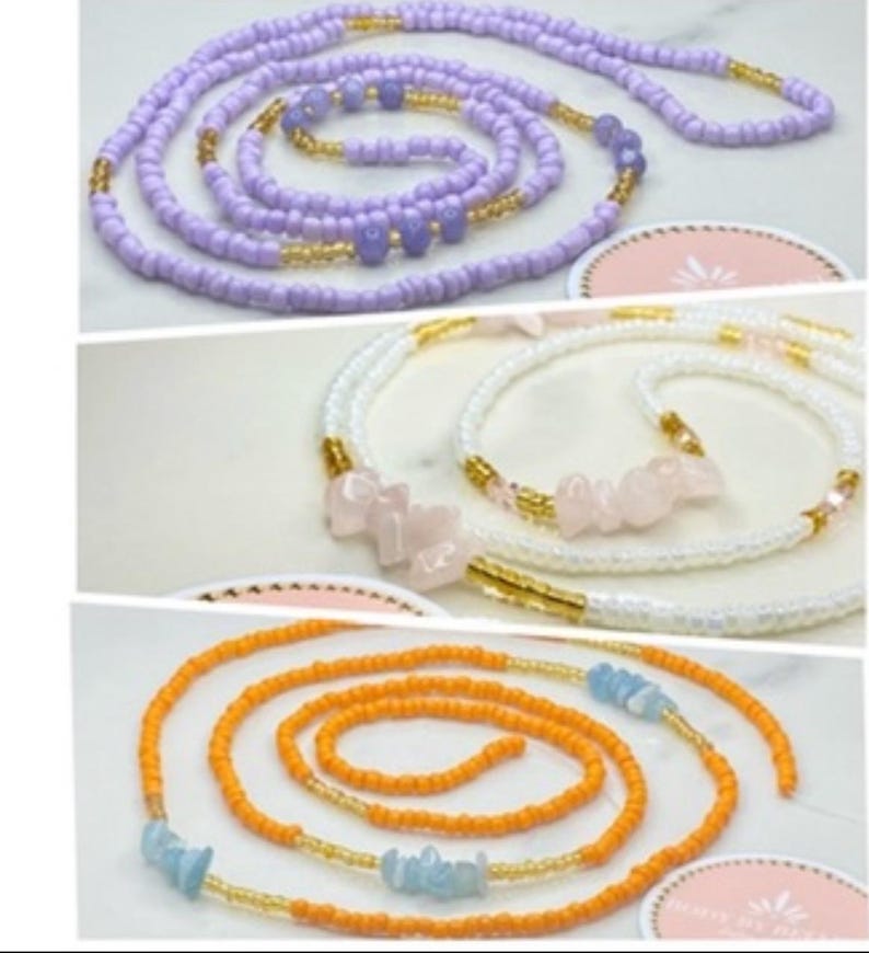 Crystal Waist Beads Create Your Own - Etsy