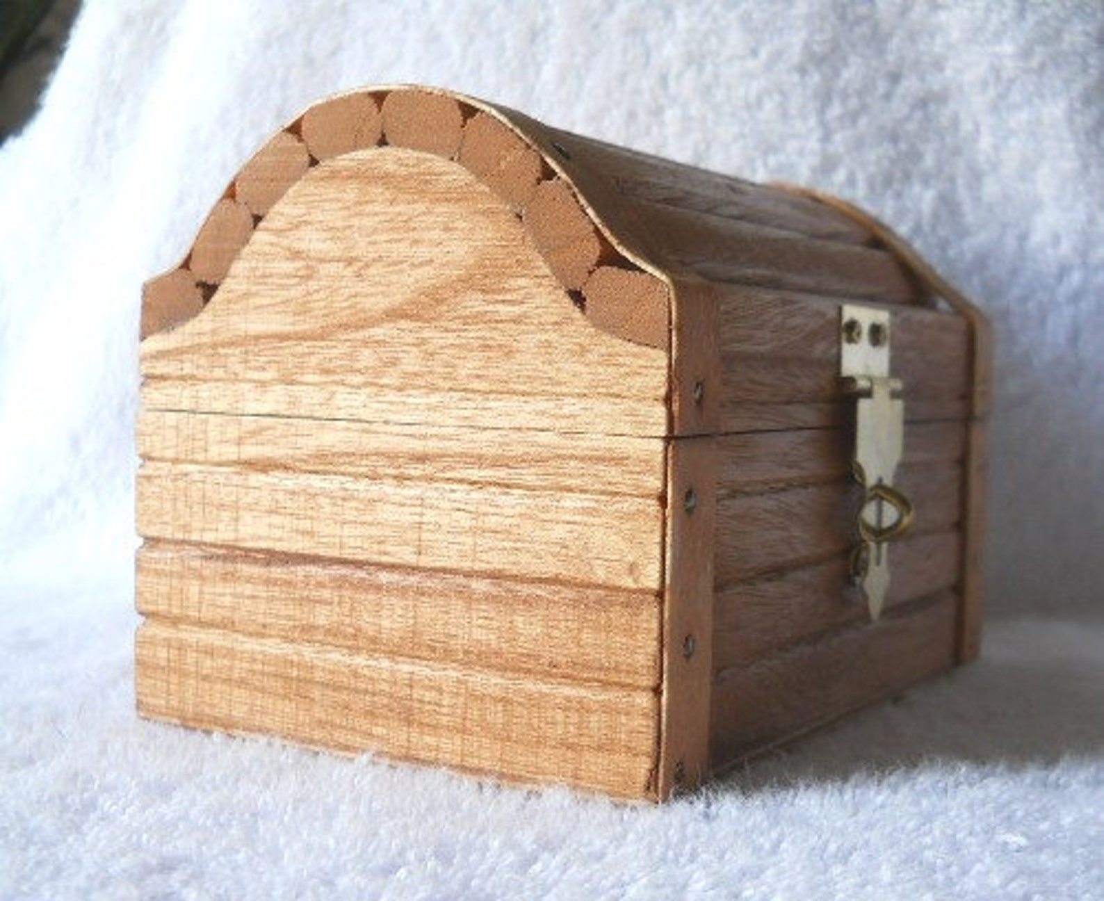 Wooden Treasure Chest Medium - Etsy