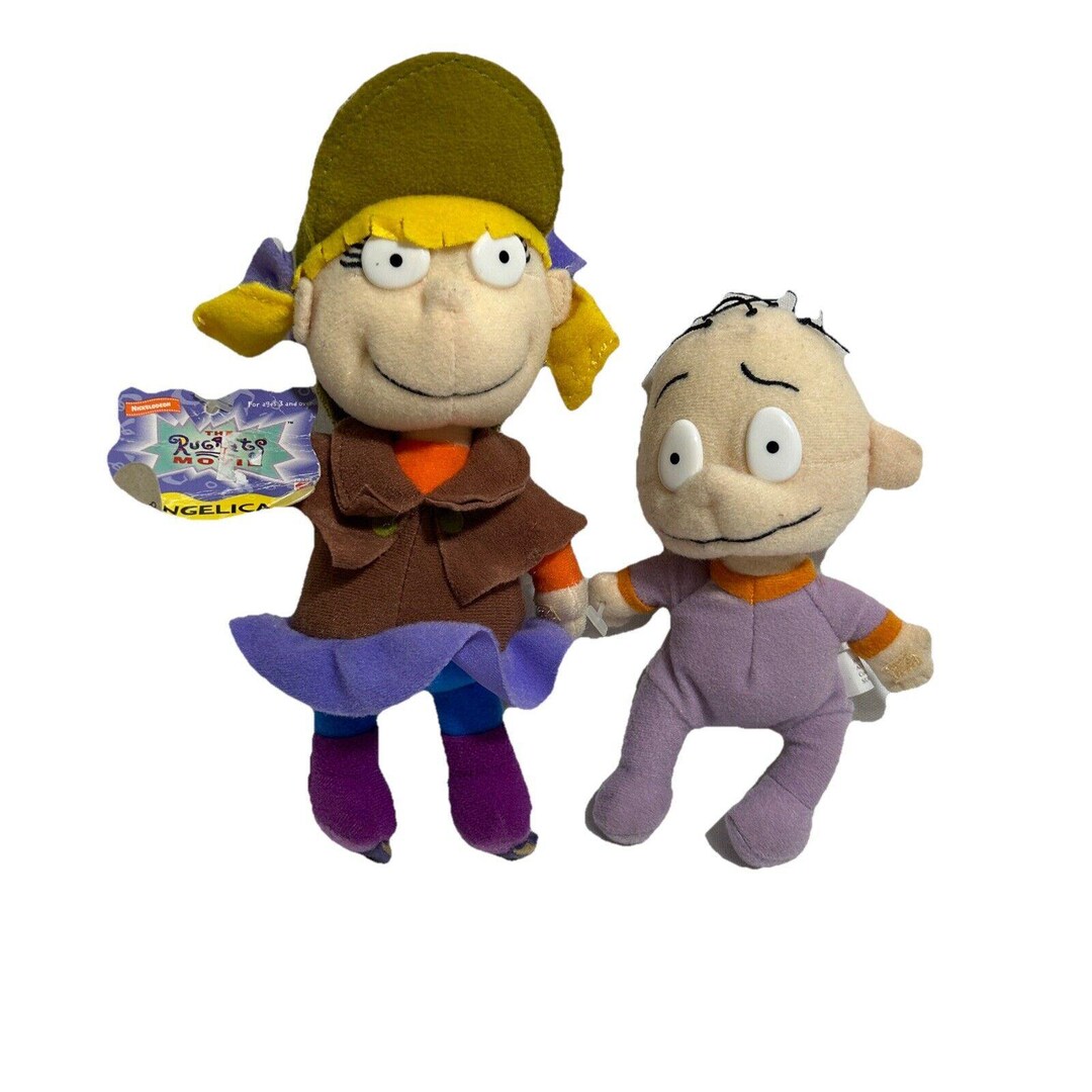 Vintage 1998 RUGRATS BABY DIL Pickles Angelica Stuffed Plush Doll ...