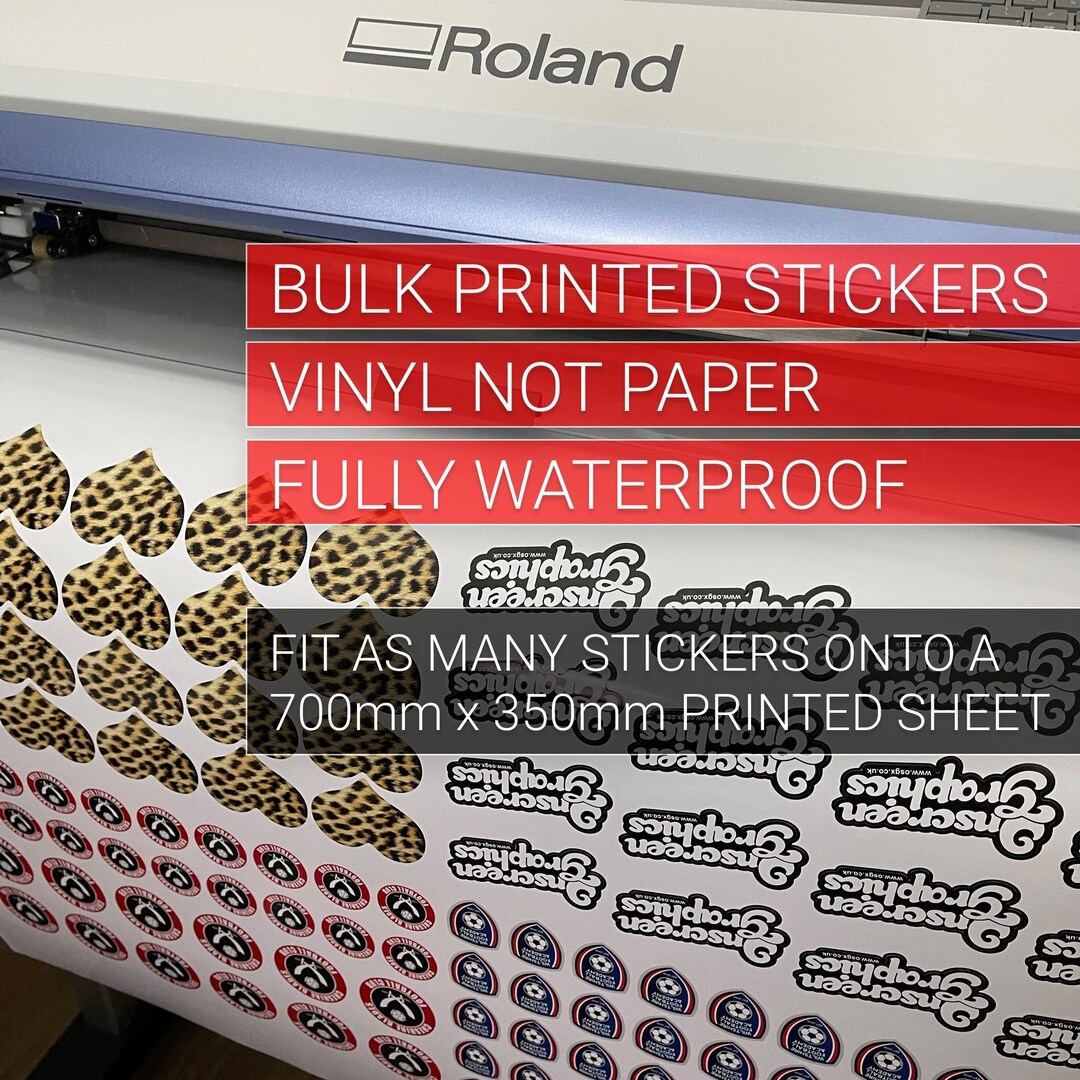 Custom Kiss Cut Vinyl Stickers, Waterproof, Branding Merch - Etsy UK
