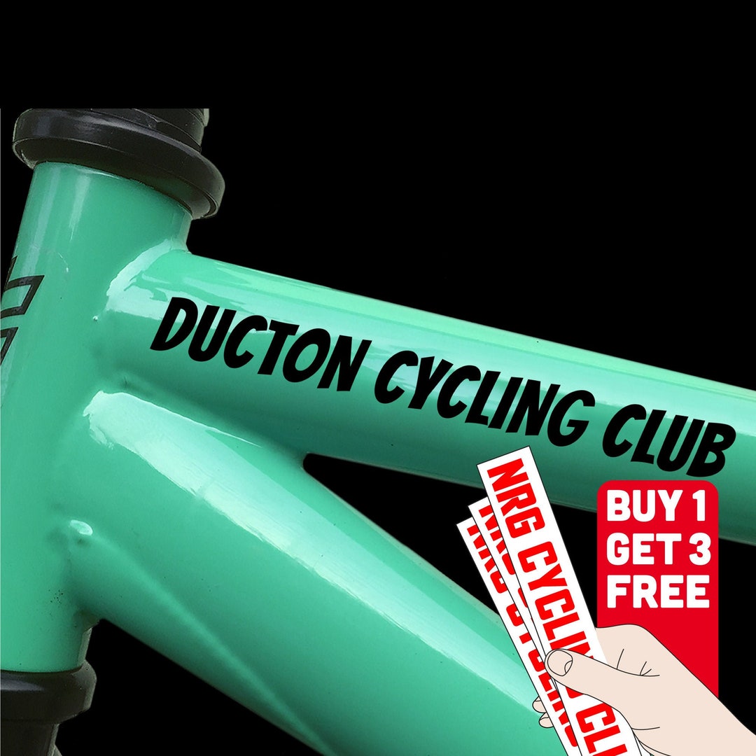 Bike Decal Bike Frame Name Decal MTB Sticker Vinyl Decal Personalised ...