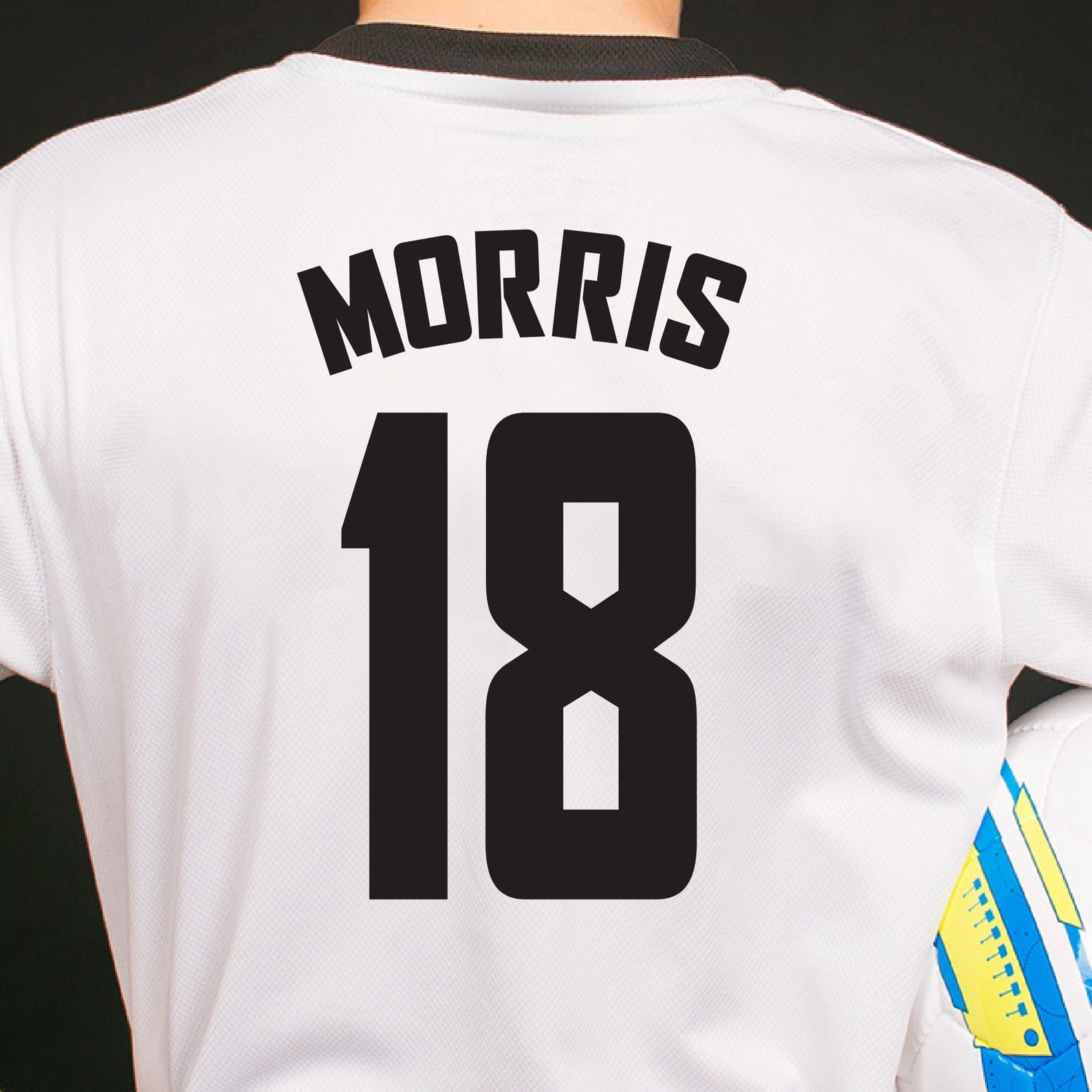 Iron On Shirt Names And Numbers Iron on Vinyl Custom Soccer Etsy