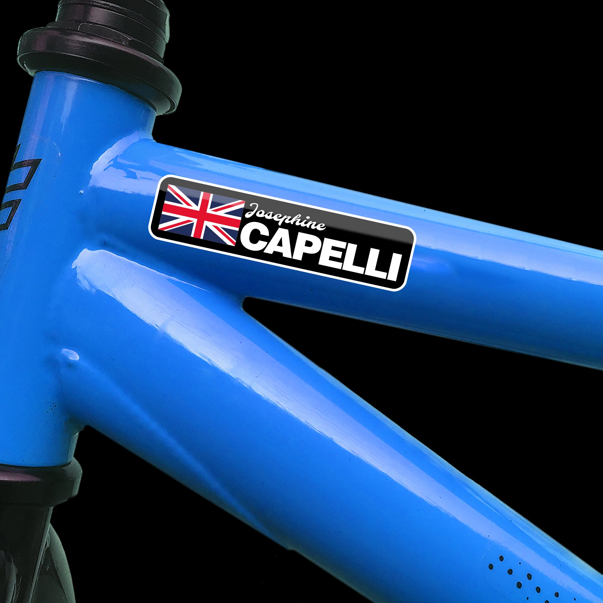 Personalised Bike Frame Sticker Bike Decal Bike Frame Decal | Etsy