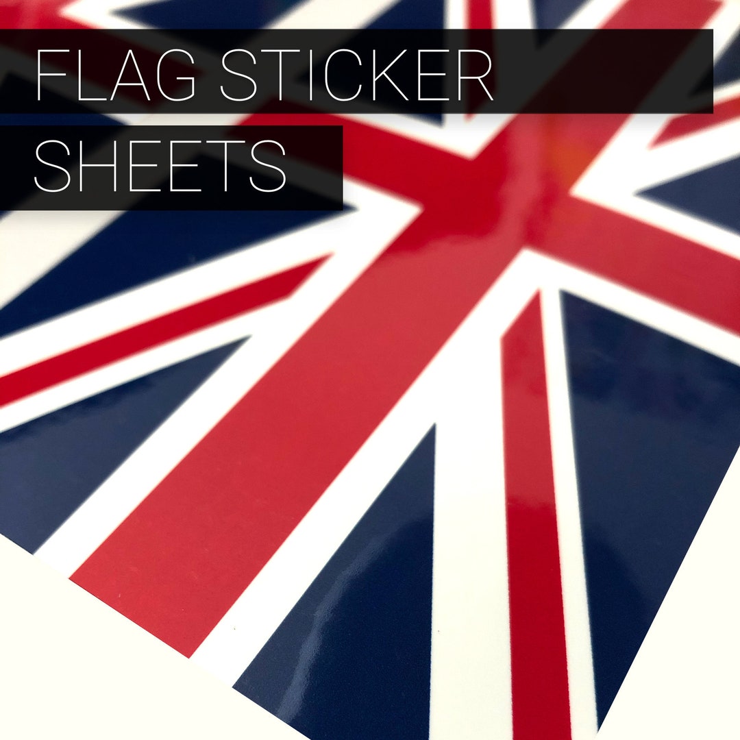 Flag Sticker, Vinyl Flag Sticker, Vinyl Flag Decal, Laptop Sticker ...