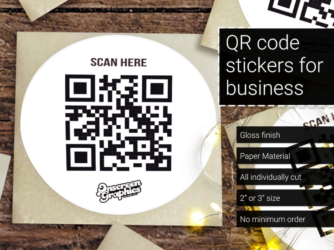 QR Code Stickers, Paper Labels, QR Code Label, Add QR Code to Packaging ...