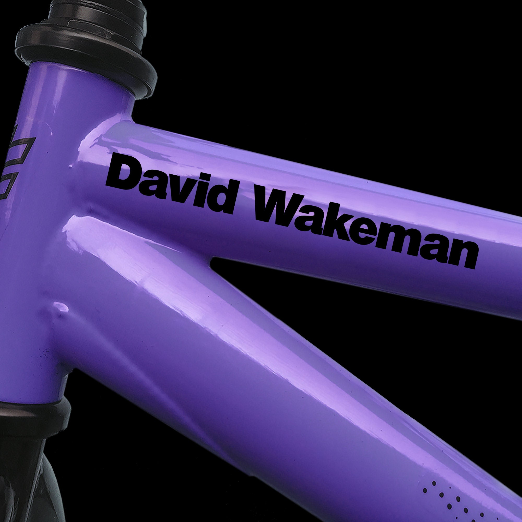 Bike Decal Bike Frame Name Decal MTB Sticker Vinyl Decal | Etsy UK