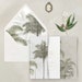 Elegant Palms Vellum Wrap, Tropical Beachy Botanical Translucent Vellum ...