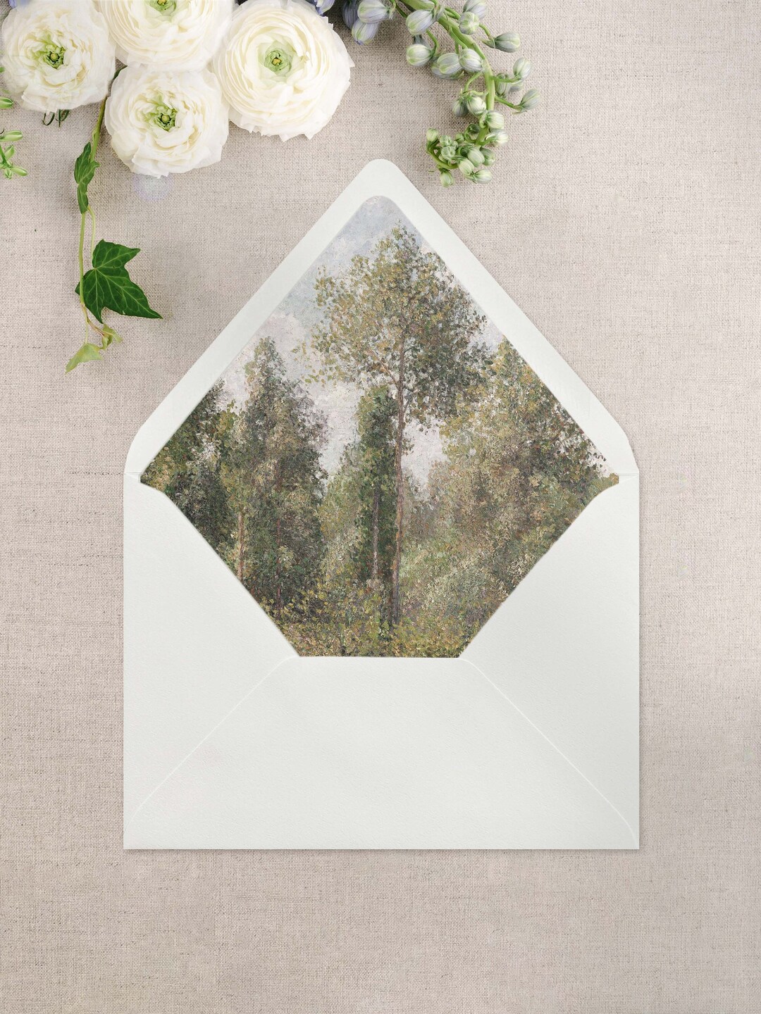 Poplar Grove Vintage Summer Landscape Envelope Liner for A7 Euro ...