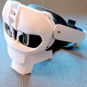 Snap on Cyberpunk Headplate for Quest 3 VR Helmet - Etsy