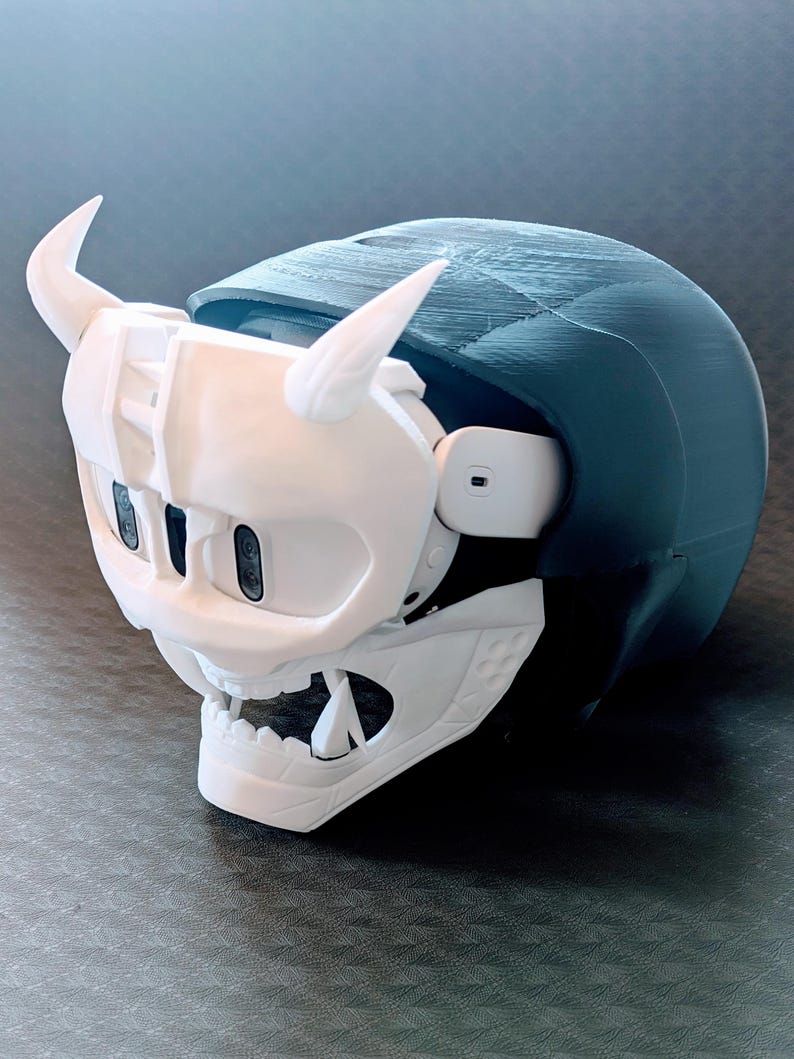 Cyber Oni Quest 3 Mask - Etsy