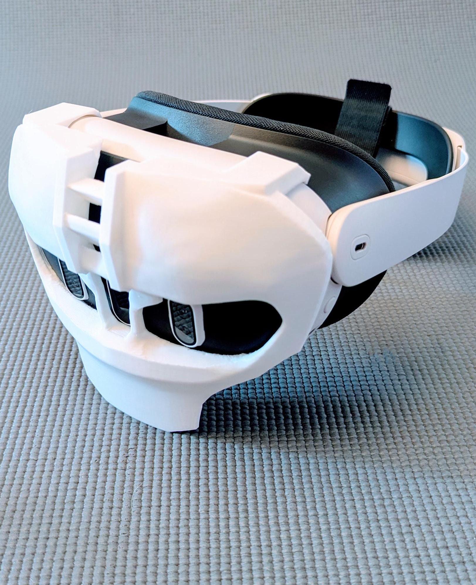 Snap on Cyberpunk Headplate for Quest 3 VR Helmet - Etsy