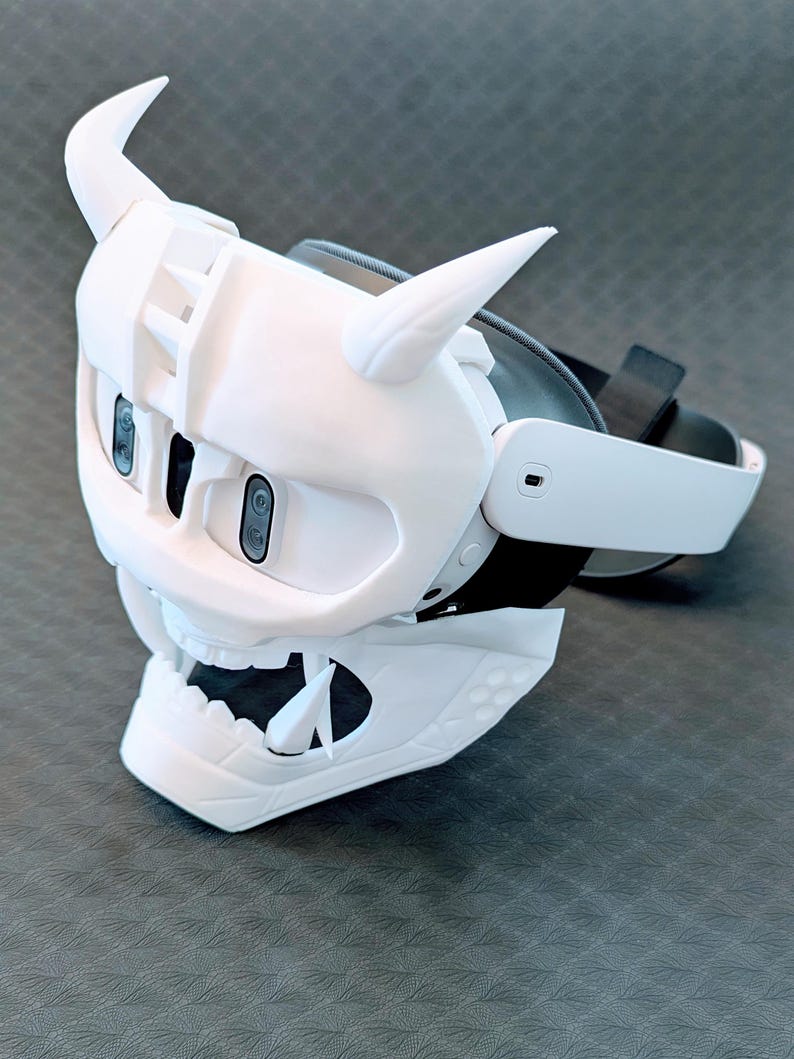 Cyber Oni Quest 3 Mask - Etsy