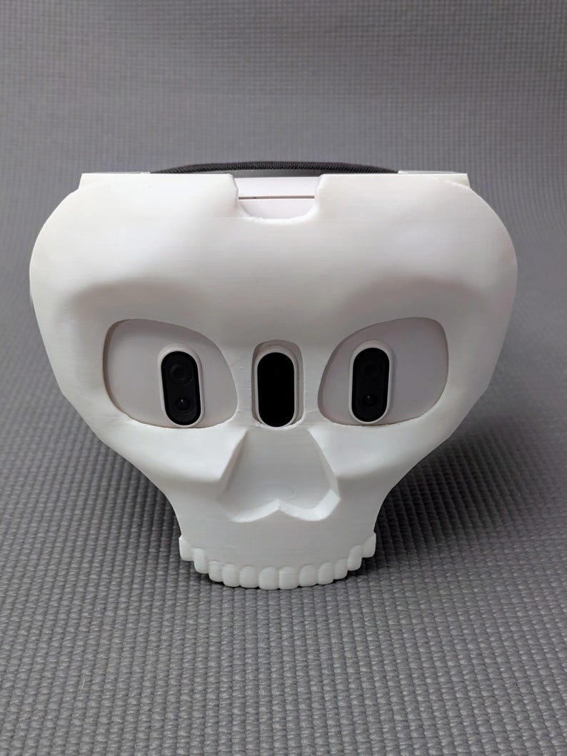 Snap on Ghost Skull Headplate for Quest 3 VR Helmet - Etsy