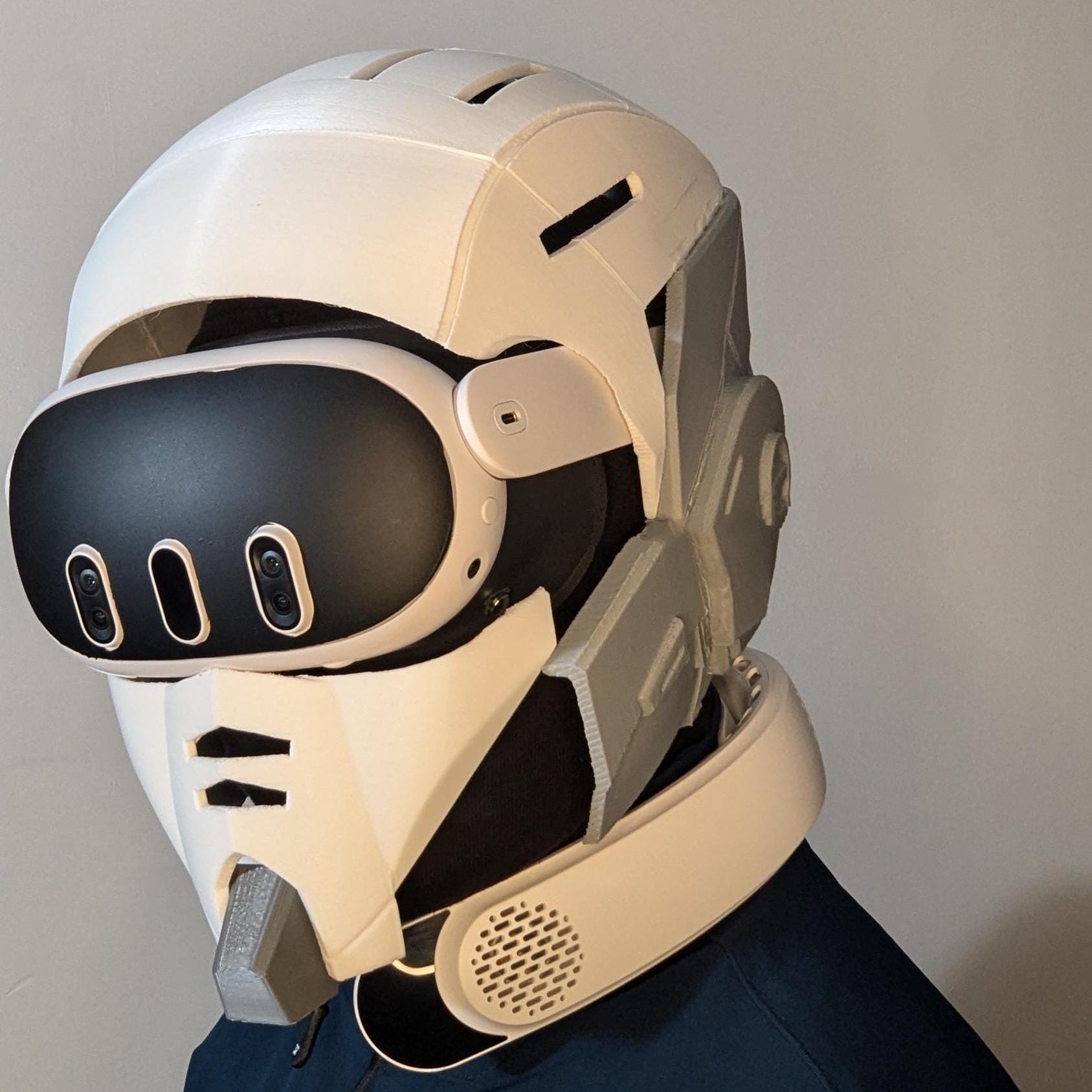 Faceplate for Quest 3 Cyberpunk VR Helmet - Etsy