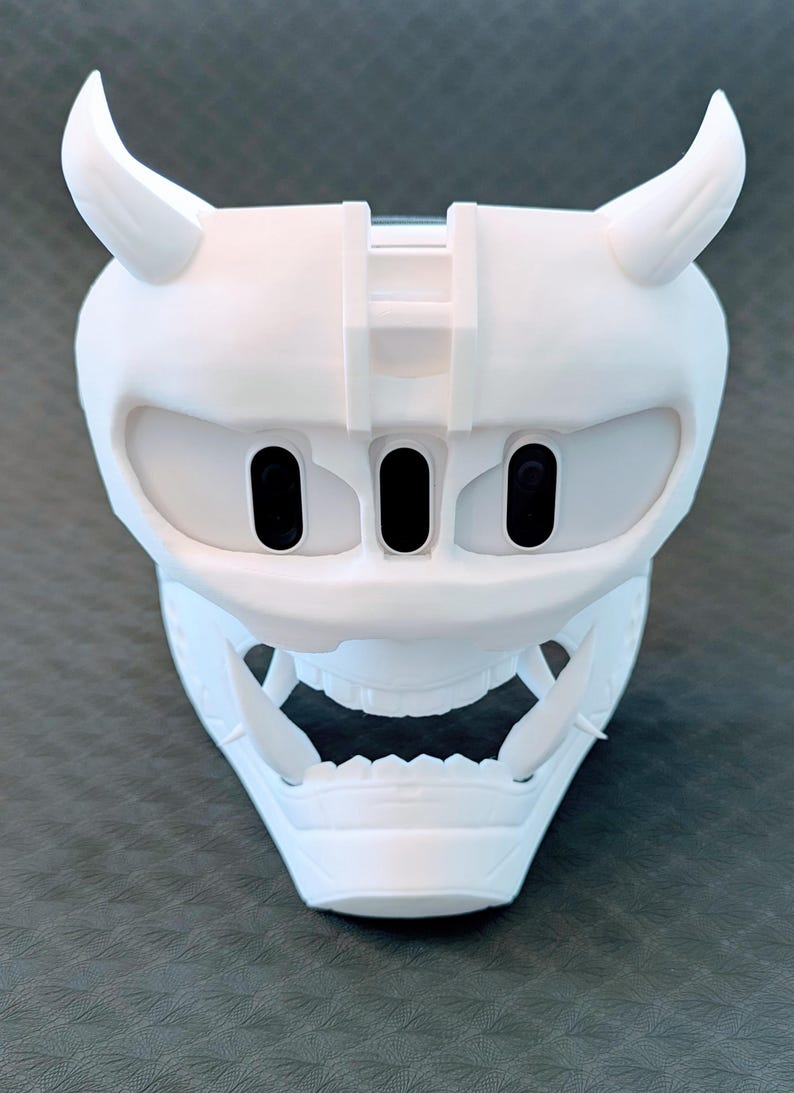 Cyber Oni Quest 3 Mask - Etsy